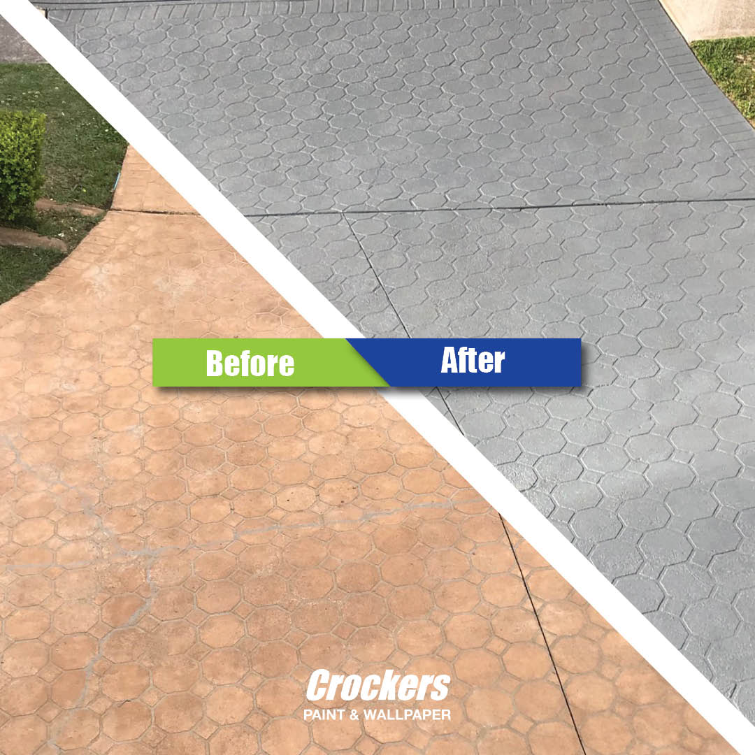 Concrete Driveway Paving Sealers and Paints For New and Faded Areas Crockers Paint Wallpaper