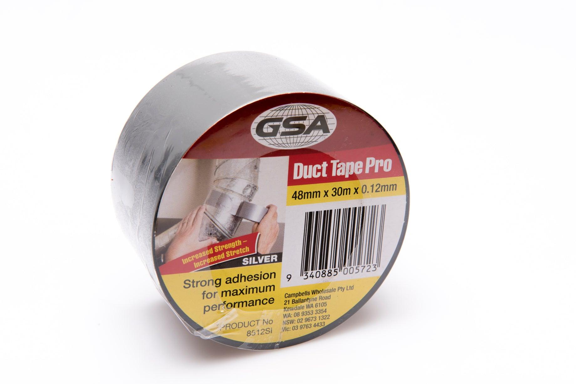 GSA Duct Tape Pro Silver – Crockers Paint & Wallpaper