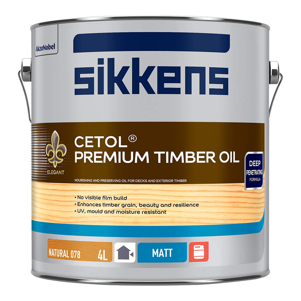 Sikkens Cetol Premium Timber Oil For Exterior Timber & Decking ...