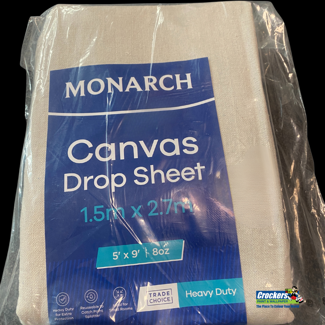 Monarch Canvas Heavy Duty Drop Cloth Sheets – Crockers Paint & Wallpaper