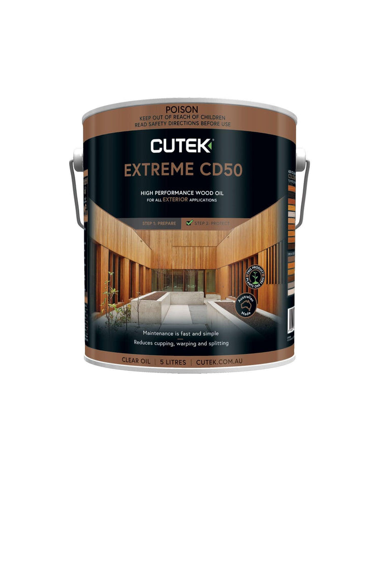 Cutek Extreme CD50 Decking Exterior Penetrating Timber Wood Oil CLEAR ...