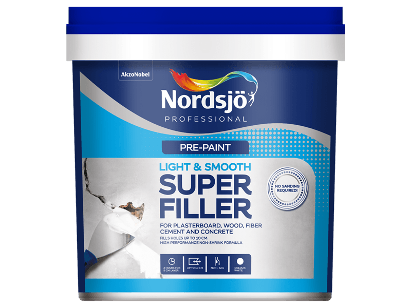 Nordsjo Filler Light and Smooth Super – Crockers Paint & Wallpaper
